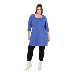 Ulla Popken Longshirt in blau lila | Gr.: 58-60