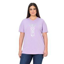 Ulla Popken Shirt in lavendel | Gr.: 58-60