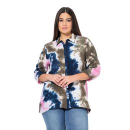 Ulla Popken Bluse in marine | Gr.: 46-48