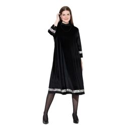 Ulla Popken Midikleid in dunkler flieder | Gr.: 58-60