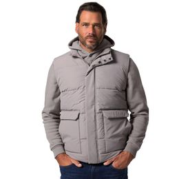 JP1880 Steppweste in dunkelgrau | Gr.: 5XL