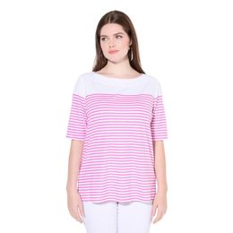 Ulla Popken Shirt in fuchsia pink | Gr.: 50-52