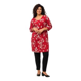 Ulla Popken Longshirt in rot | Gr.: 50-52