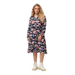 Ulla Popken Hemdblusenkleid in marine | Gr.: 46-48