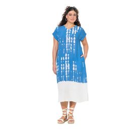Ulla Popken Midikleid in petrolblau | Gr.: 50-52