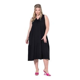 MIAMODA Jerseykleid in schwarz | Gr.: 52