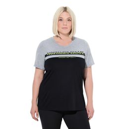 Ulla Popken Shirt in schwarz | Gr.: 50-52