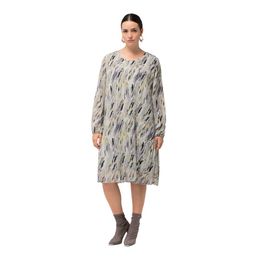 Ulla Popken Kleid in lichtgrau | Gr.: 46-48