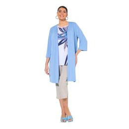 Ulla Popken Shirtjacke in hellblau | Gr.: 58-60