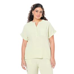 Ulla Popken Bluse in pistazie | Gr.: 46-48