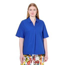 Ulla Popken Bluse in kobaltblau | Gr.: 58-60