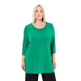 Ulla Popken Longshirt in sommer gr&uuml;n | Gr.: 42-44