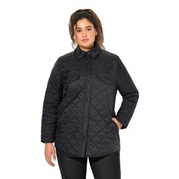 Ulla Popken Steppjacke in schwarz | Gr.: 50-52