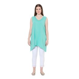 Ulla Popken Longshirt in jadegr&uuml;n | Gr.: 46-48