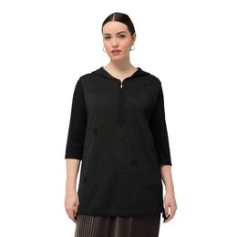 Ulla Popken Pullover in schwarz | Gr.: 54-56