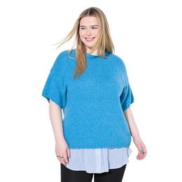 Studio Untold Pullover in t&uuml;rkisblau | Gr.: 42-44