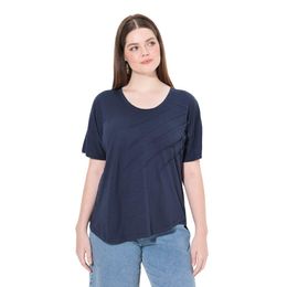 Ulla Popken Shirt in marine | Gr.: 46-48