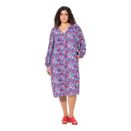 Ulla Popken Kleid in petrolblau | Gr.: 46-48