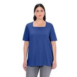 Ulla Popken Shirt in kobaltblau | Gr.: 50-52