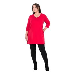 Ulla Popken Longshirt in lychee | Gr.: 46-48