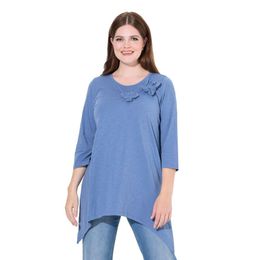 Ulla Popken Longshirt in helle kornblume | Gr.: 46-48