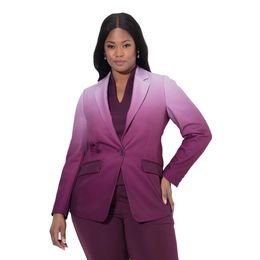 Ulla Popken Blazer in beere | Gr.: 48 - Normalgr&ouml;&szlig;e