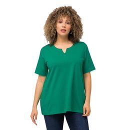 Ulla Popken Shirt in smaragd | Gr.: 58-60