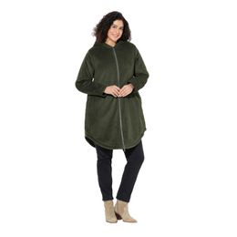 Ulla Popken Mantel in sumpfgr&uuml;n | Gr.: 58-60