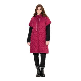 Ulla Popken Weste in karminrot | Gr.: 46-48