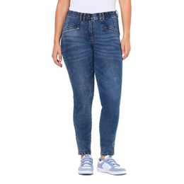Ulla Popken Jeans in blue denim | Gr.: 42 - Normalgr&ouml;&szlig;e