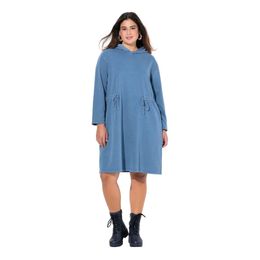 Ulla Popken Midikleid in denimblau | Gr.: 42-44