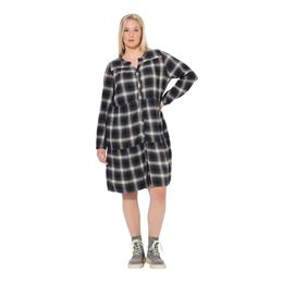 Ulla Popken Kleid in graphitgrau | Gr.: 46-48