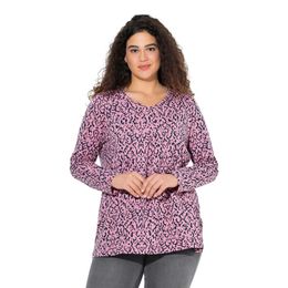 Ulla Popken Longsleeve in himbeere | Gr.: 58-60