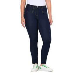 Ulla Popken Jeans in rinsed wash | Gr.: 52 - Kurzgr&ouml;&szlig;e