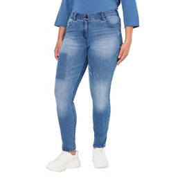 Ulla Popken Jeans in blue denim | Gr.: 48 - Normalgr&ouml;&szlig;e