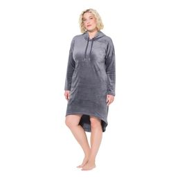 Ulla Popken Kleid in dunkelgrau | Gr.: 50-52