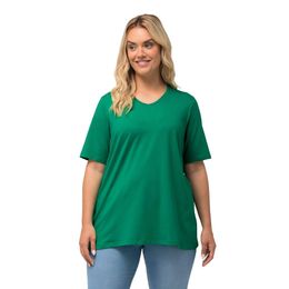 Ulla Popken Shirt in smaragd | Gr.: 58-60