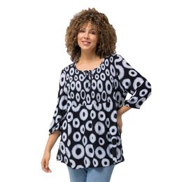 Ulla Popken Bluse in marine | Gr.: 50-52