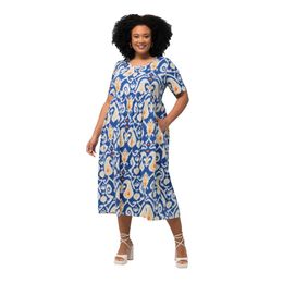 Ulla Popken Kleid in jeansblau | Gr.: 50-52