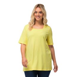 Ulla Popken Shirt in zitronengelb | Gr.: 50-52