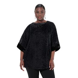 Ulla Popken Bluse in schwarz | Gr.: 54-56