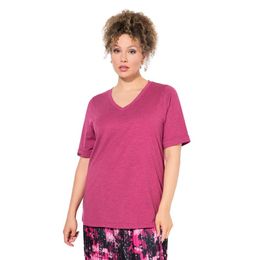 Ulla Popken Shirt in rubin | Gr.: 54-56
