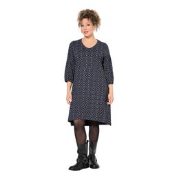 Ulla Popken Jerseykleid in schwarz | Gr.: 46-48