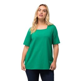 Ulla Popken Shirt in smaragd | Gr.: 58-60