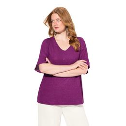 Ulla Popken Shirt in maulbeere | Gr.: 50-52