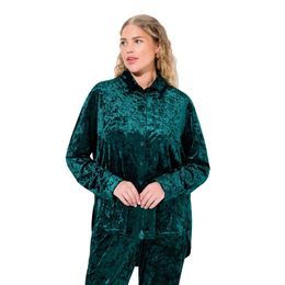 Ulla Popken Hemdbluse in tannengr&uuml;n | Gr.: 46-48