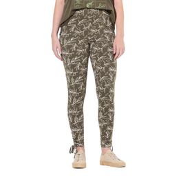 Ulla Popken Leggings in khakibraun | Gr.: 50-52