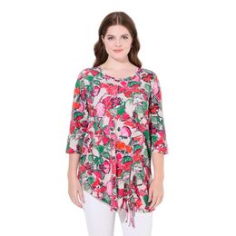 Ulla Popken Longshirt in perlwei&szlig; | Gr.: 54-56