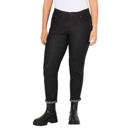 Ulla Popken Jeans in black | Gr.: 42 - Normalgr&ouml;&szlig;e
