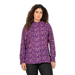 Ulla Popken Bluse in dunkles violett | Gr.: 42-44